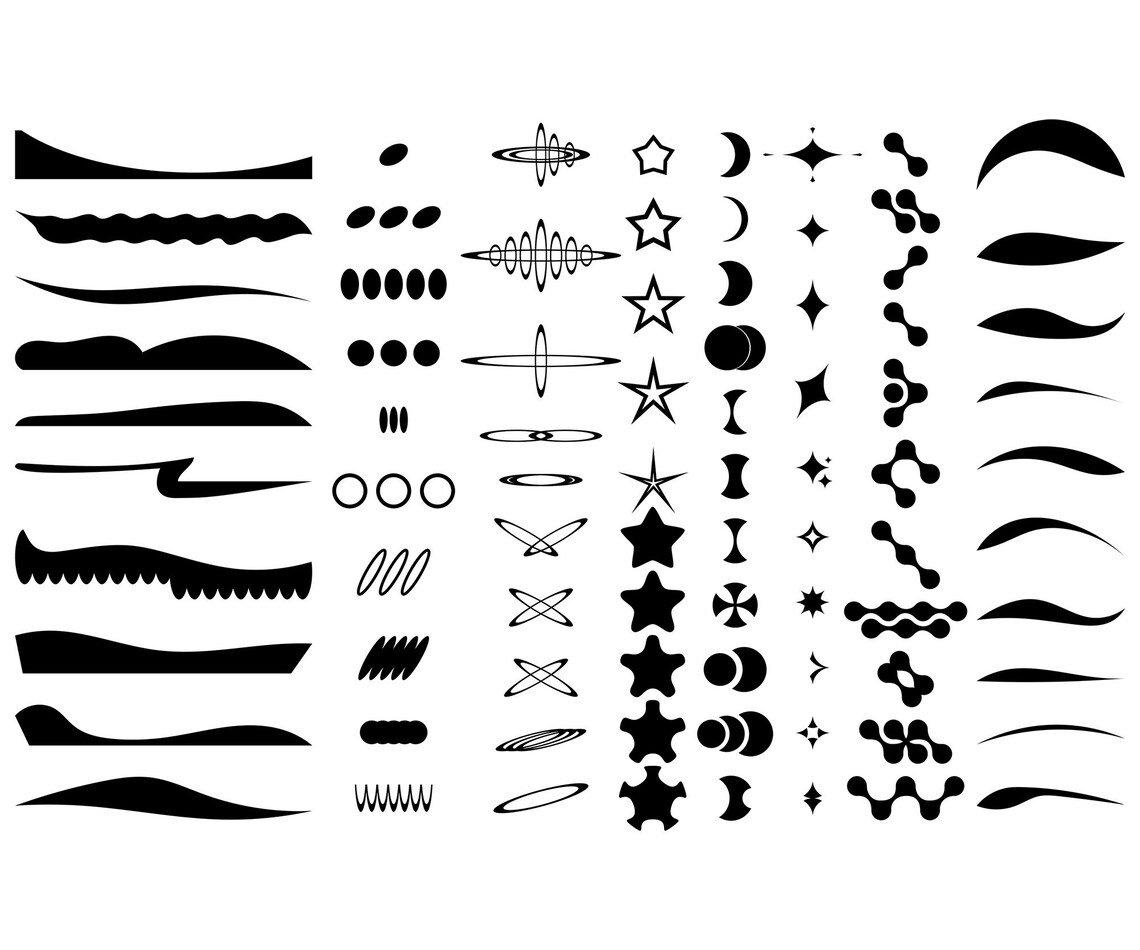 Y2K Aesthetic Super 80 Vector Icons Bundle Vectors for - Etsy