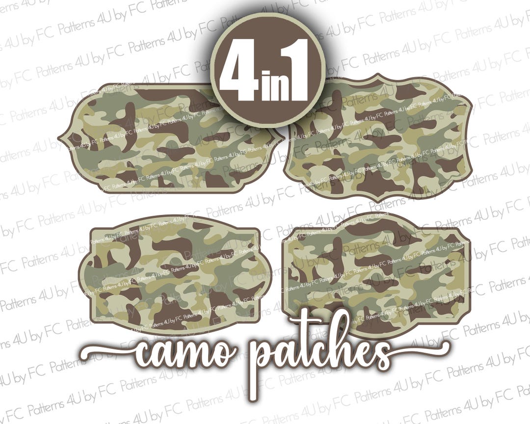 Blank Duck Camo Patches PNG Sublimation Camouflage Old Camo Hunting ...