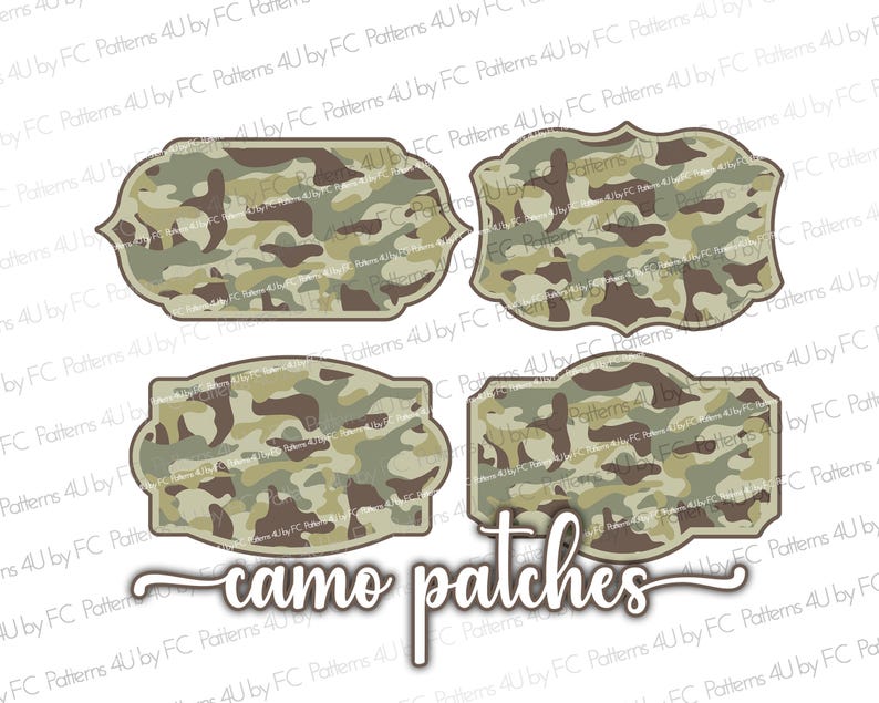 Blank Duck Camo Patches PNG Sublimation Camouflage Old Camo Hunting ...