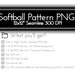 Softball Cheetah Print: Seamless Pattern PNG, Sublimate Download - Etsy