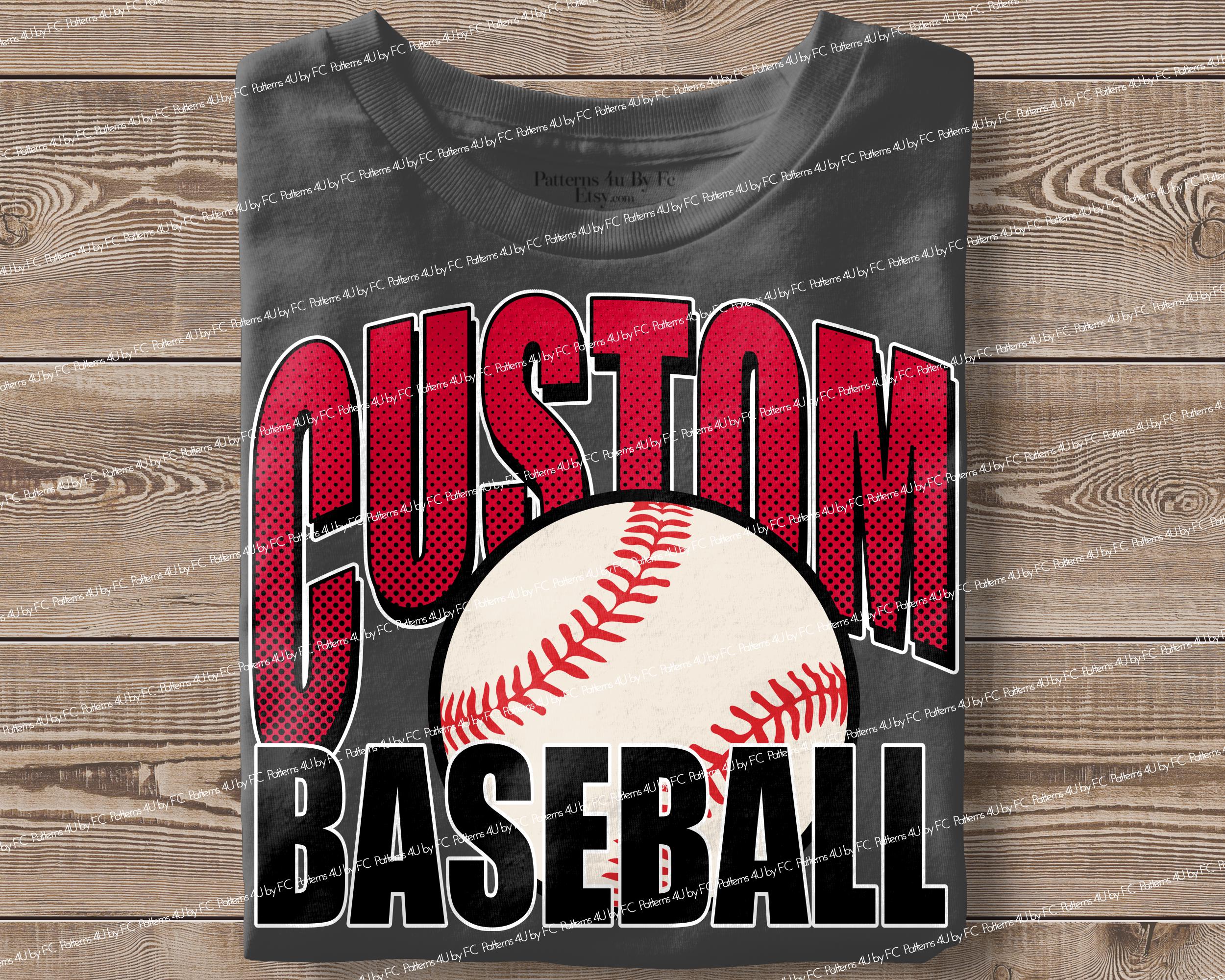 Personalized Mascot Baseball PNG: Custom Team Design (digital Download ...