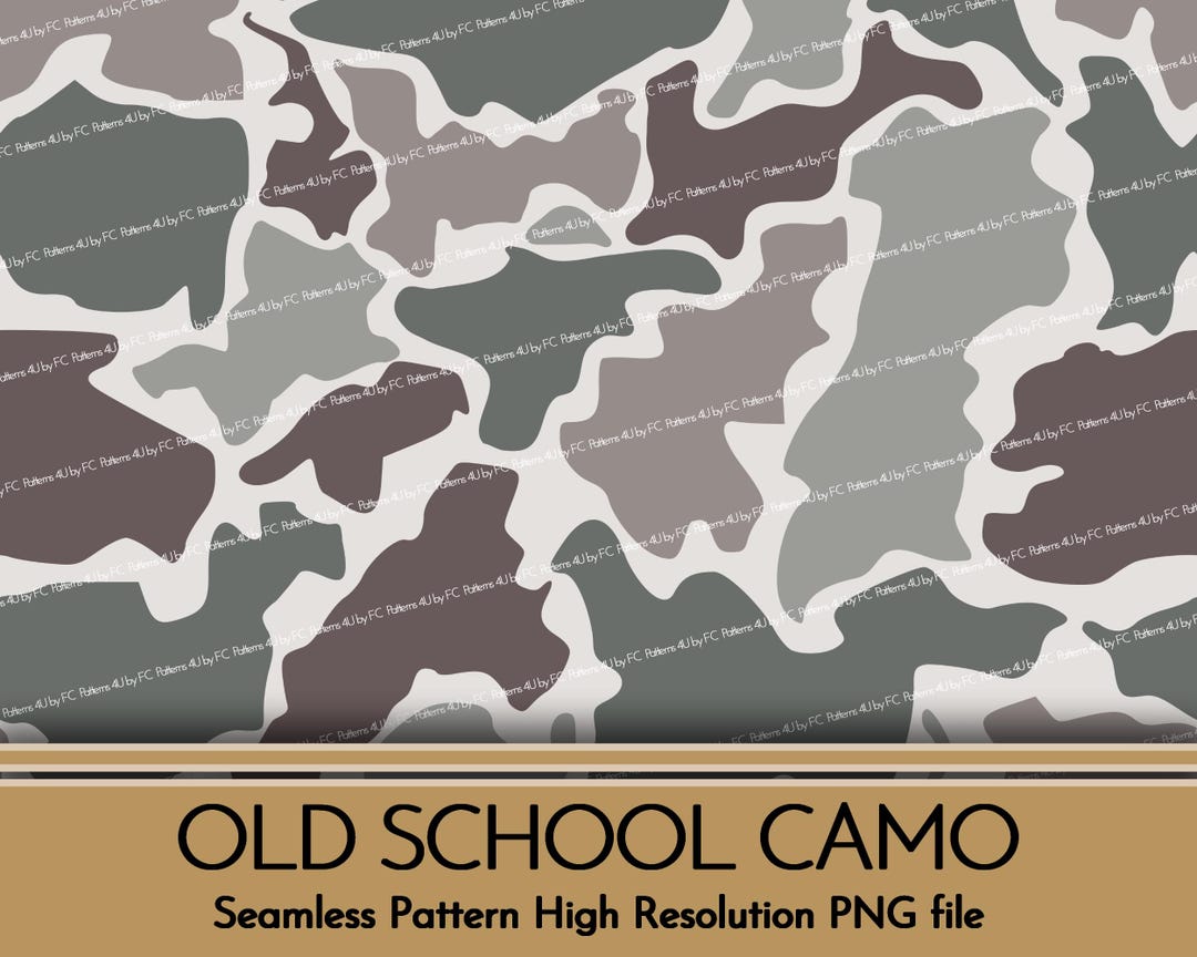 Marsh Camo Seamless Pattern: Duck Hunting Design (PNG Digital Download ...
