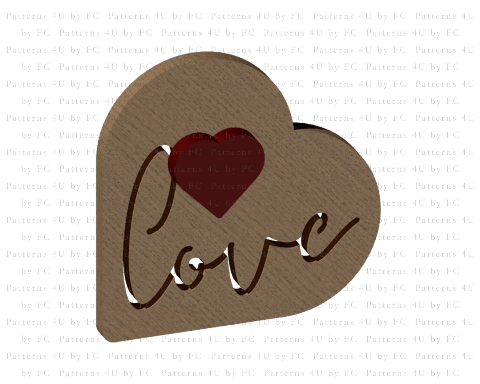 Heart Love Scroll Saw Pattern: 3D Puzzle, Wooden Toy (PDF, PNG, JPG) - Etsy