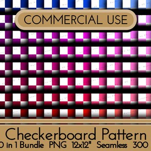 Checkerboard Digital Paper Pastel Checkers Background Checker Digital ...