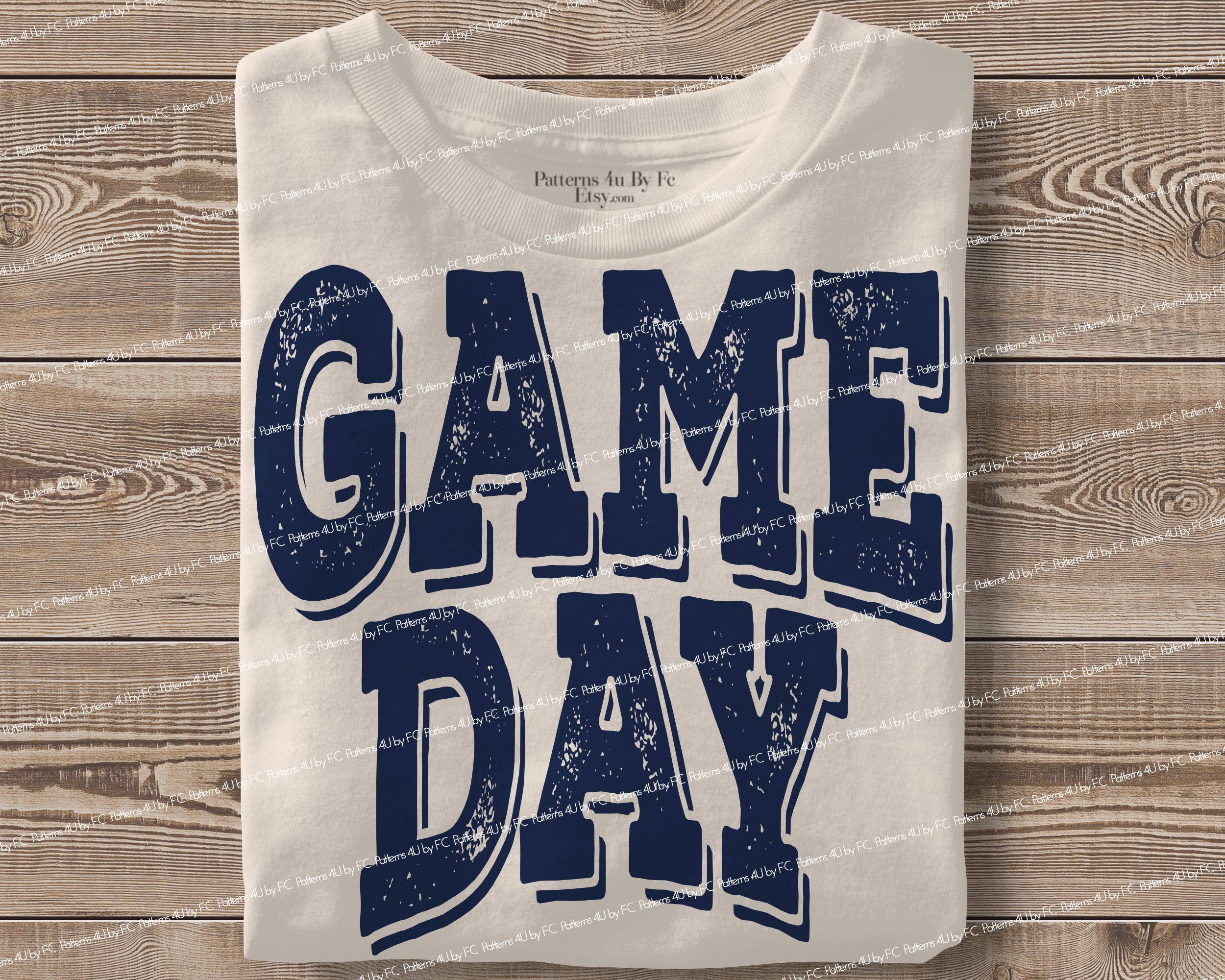 Retro Game Day PNG Bundle: Distressed Sports Design (digital Download ...