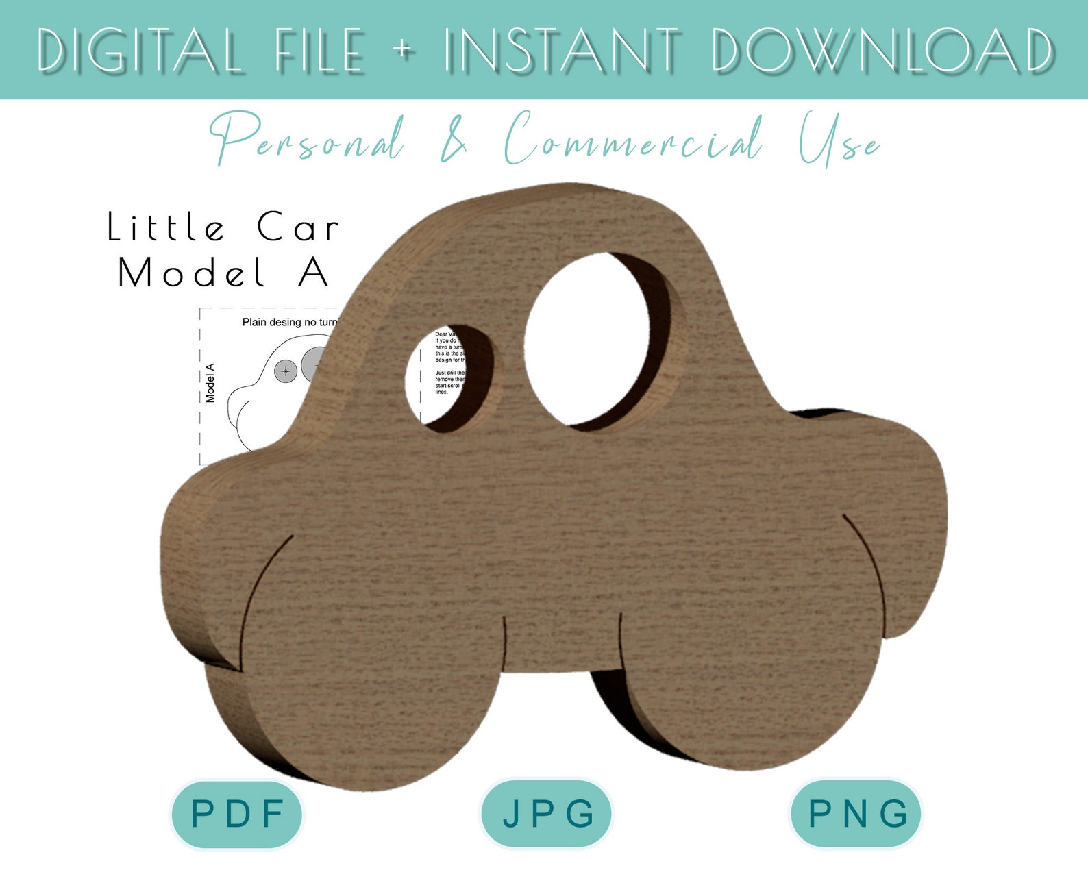 Little Car Pattern, Scroll Saw Car Patterns, PDF, PNG, JPG Scroll Saw ...