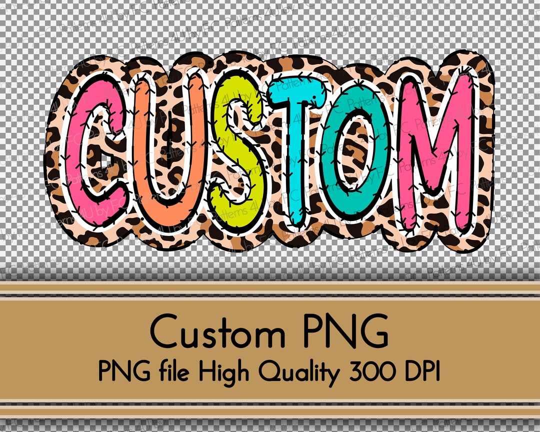 CUSTOM PNG, Made to Order, Digital Download Png File, School Spirit ...