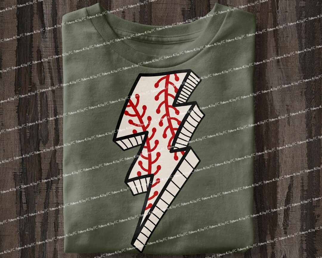 Baseball Lightning Clipart: Drip PNG, Softball Shirt Design (digital ...