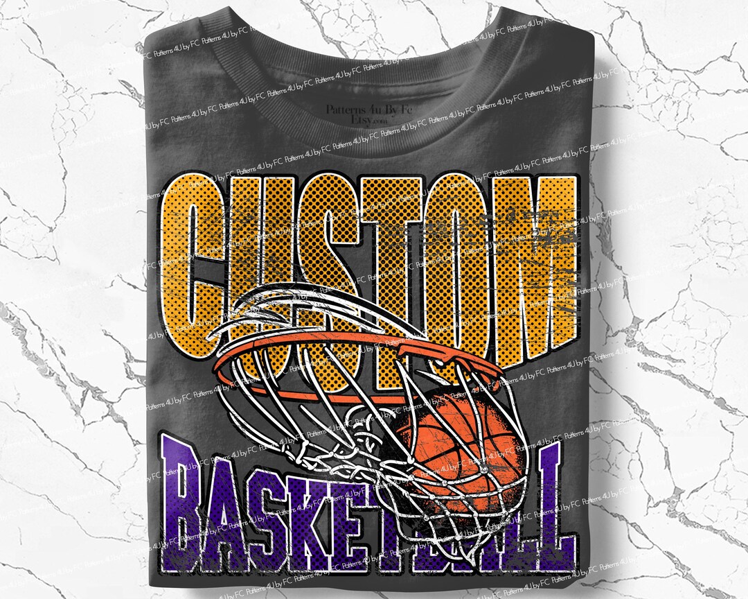 Personalized Mascot Basketball PNG: Custom Team Design (digital ...