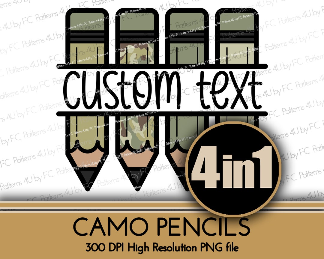 Old Camo Back to School Add Your Name PNG, Hunting Camouflage Digital ...