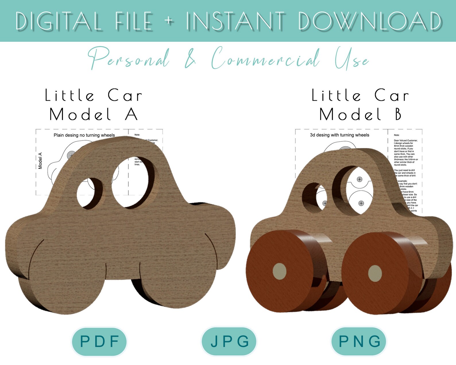 Little Car Pattern, Scroll Saw Car Patterns, PDF, PNG, JPG Scroll Saw ...