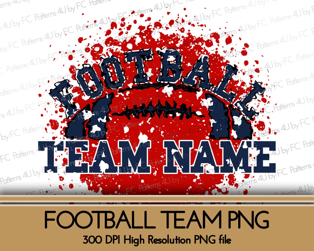 Custom Football PNG, Custom Team Name PNG, School Name PNG Your Name ...