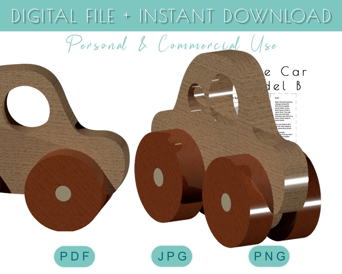 Little Car Pattern, Scroll Saw Car Patterns, PDF, PNG, JPG Scroll Saw ...