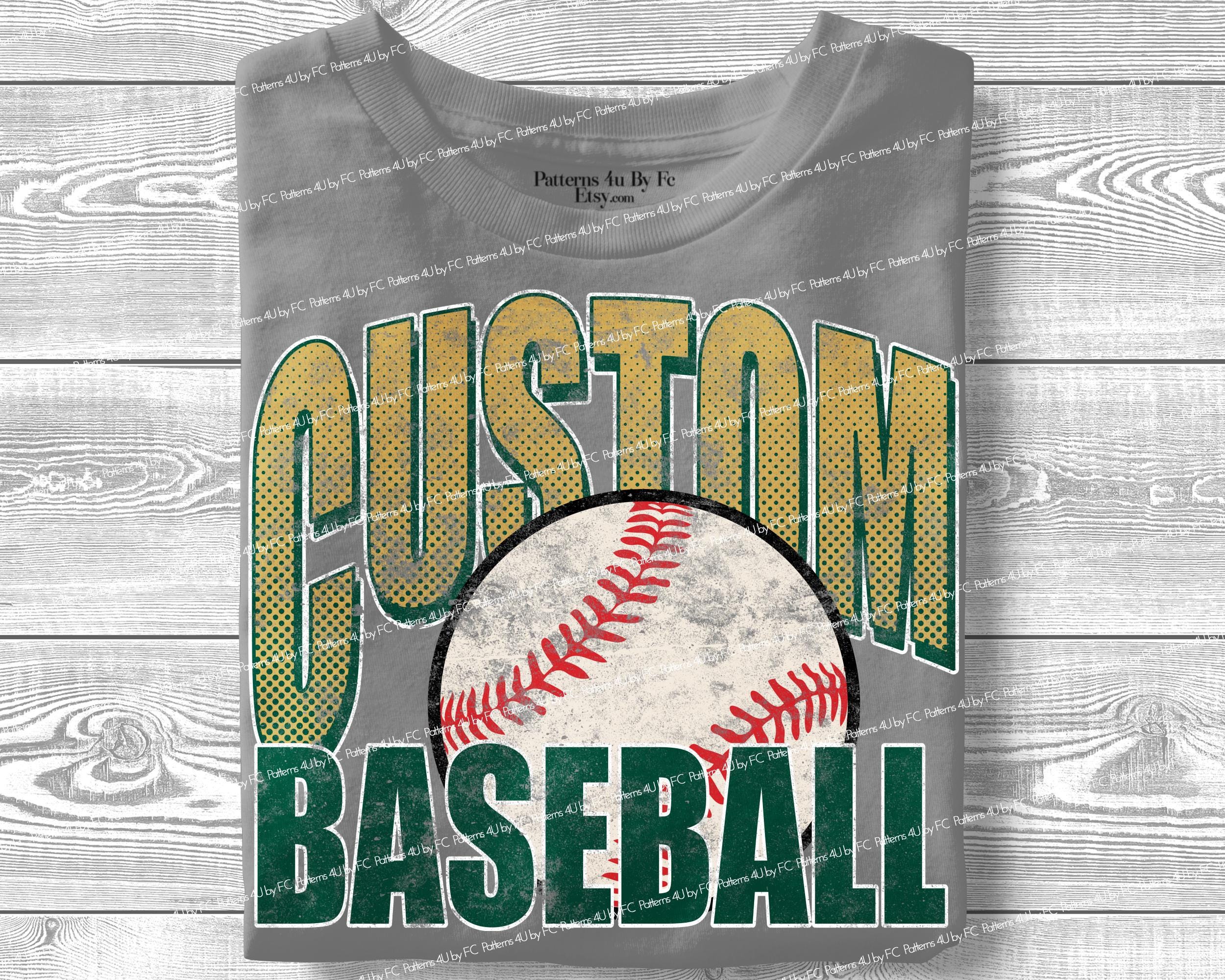 Personalized Mascot Baseball PNG: Custom Team Design (digital Download ...