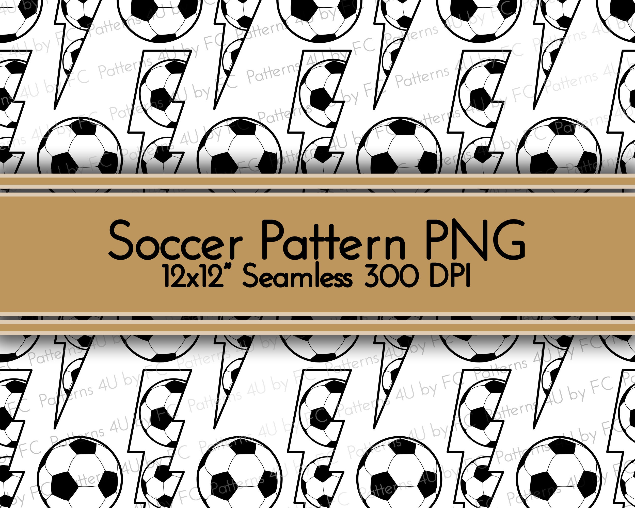 Soccer Pattern PNG, Seamless Pattern Soccer Ball Lightning Print ...