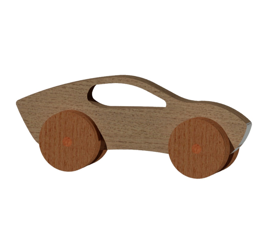 Sports Car Scroll Saw Pattern: Wooden Toy Car Blueprints (PDF, PNG, JPG ...