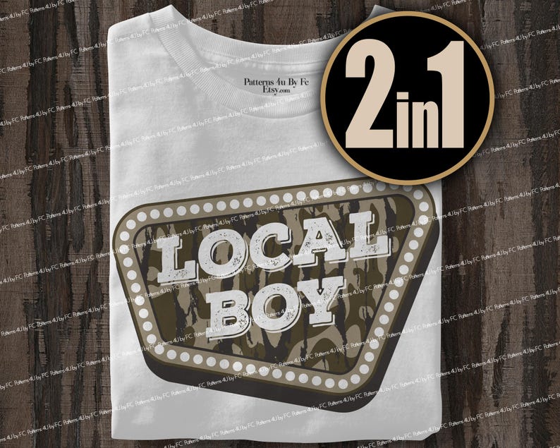 Local Boy PNG Southern Boy Retro Camo Hunting Design Country Shirt ...