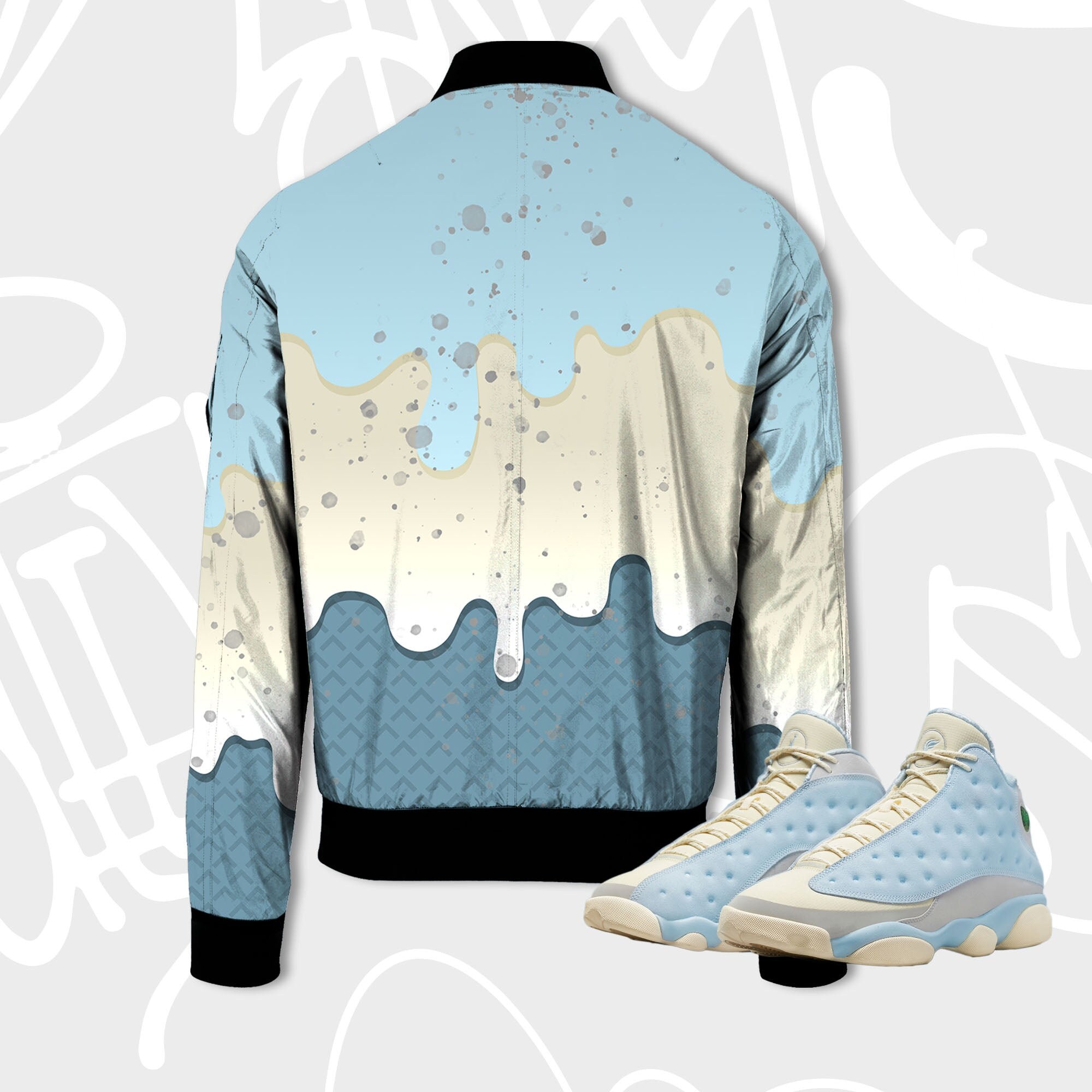 KREAM 3D Waffle Cone Jacket Match Jordan 13 SoleFly sold by Gregory ...