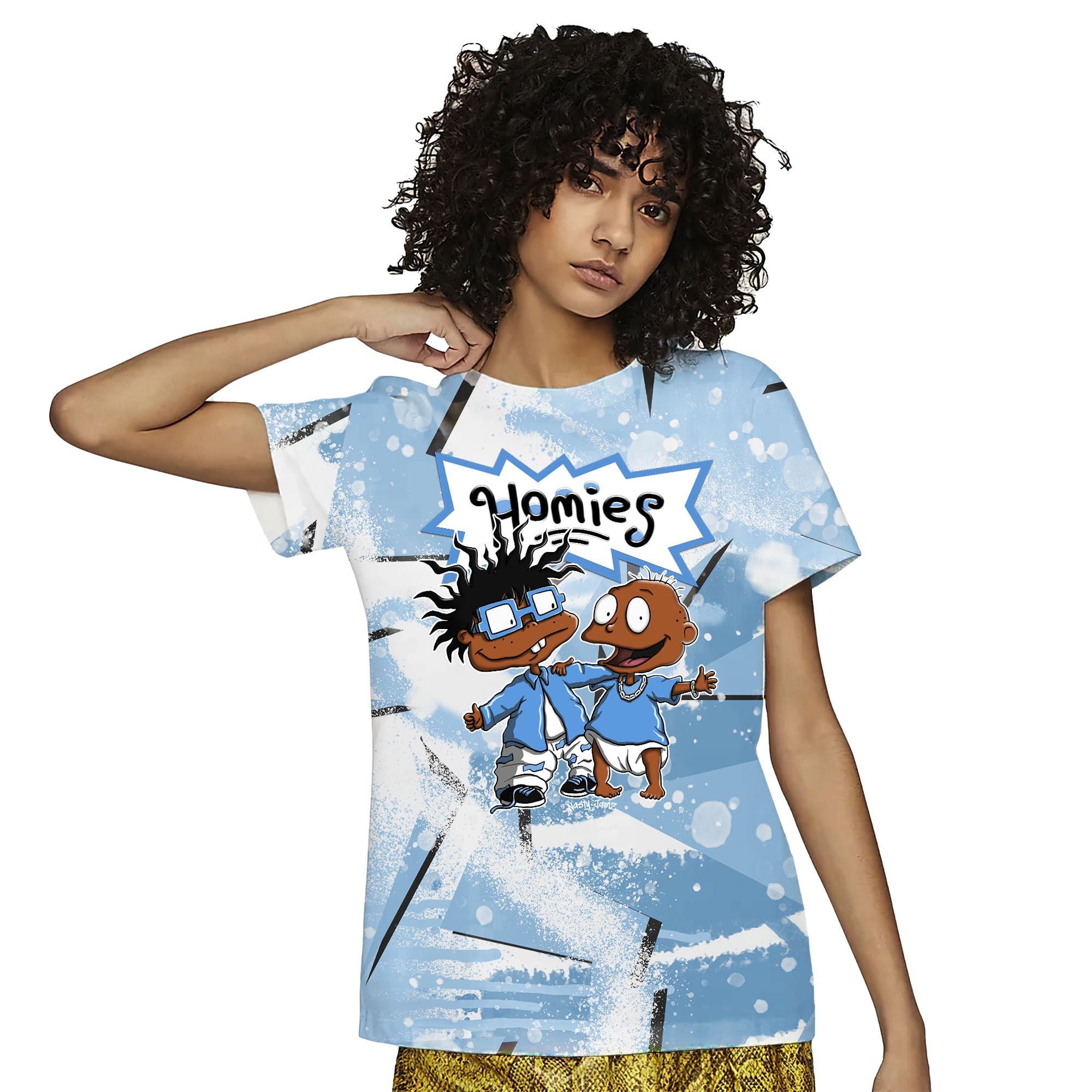 Homies Rugrats Unisex 3D Shirt Match Jordan 12 Retro Emoji sold by Erik Olsson | SKU 24936940 ...