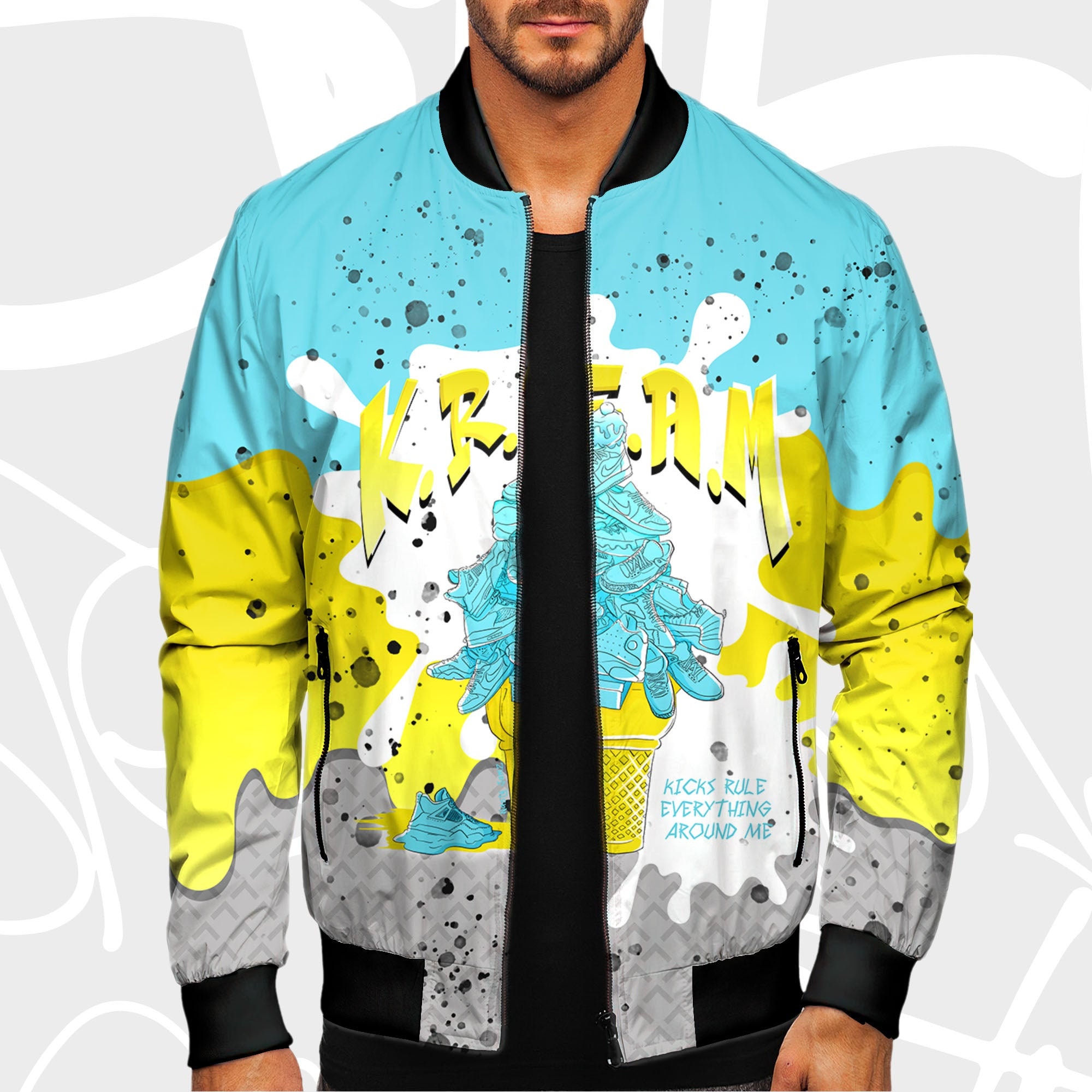 KREAM 3D Waffle Cone Jacket Match Jordan 5 Aqua sold by Zeun | SKU ...