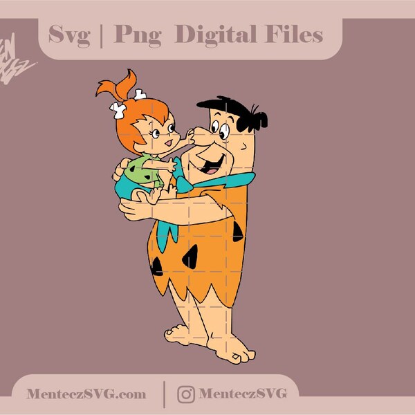 Pebbles Flintstone Svg - Etsy