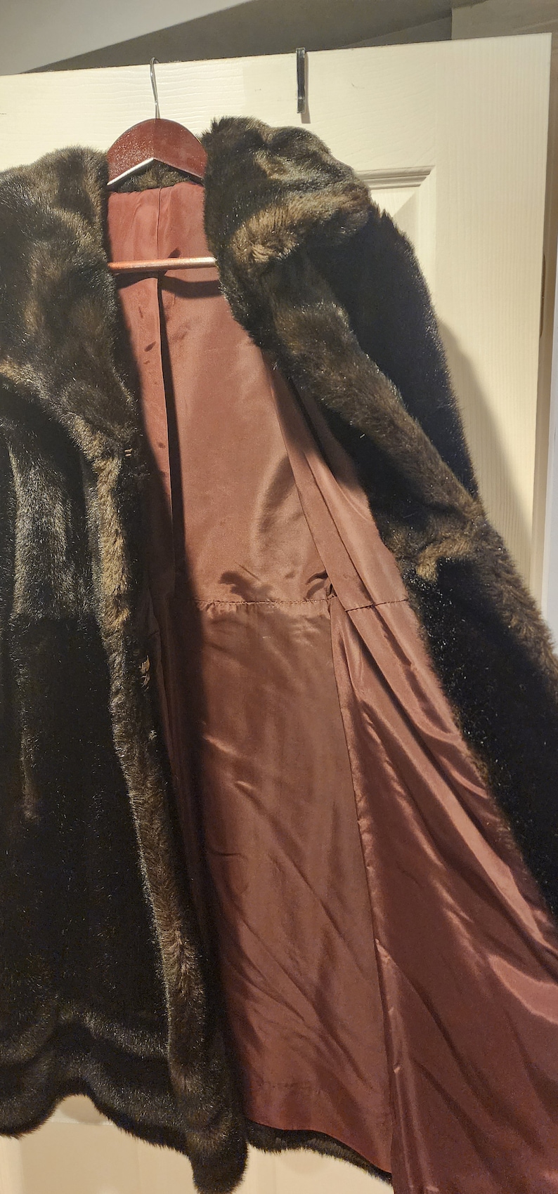 Vintage Faux Fur Coat - Etsy