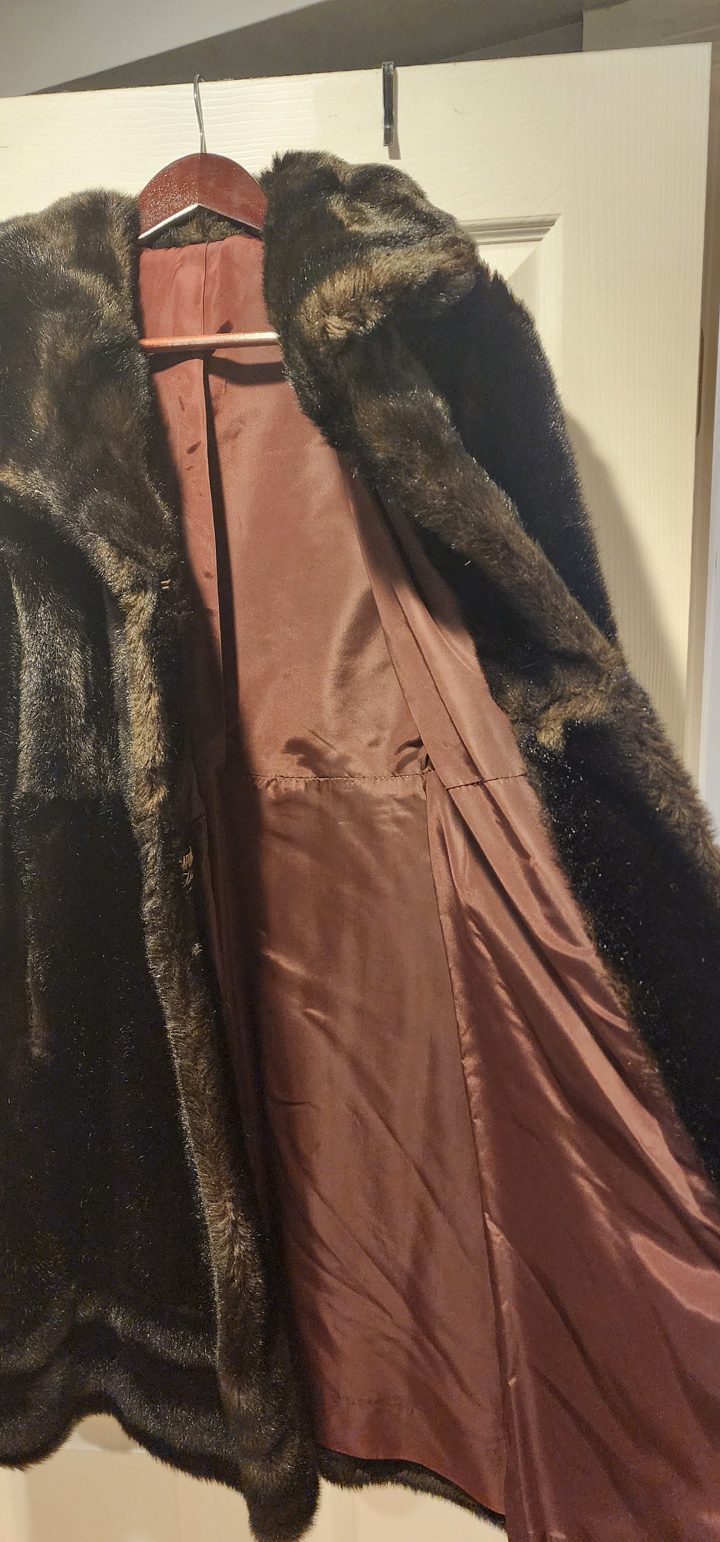 Vintage Faux Fur Coat - Etsy
