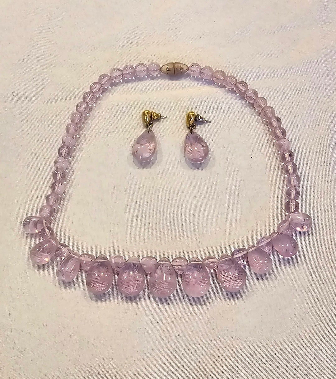 Vintage Avon Lavender Soft Sophistication Amethyst Necklace and ...
