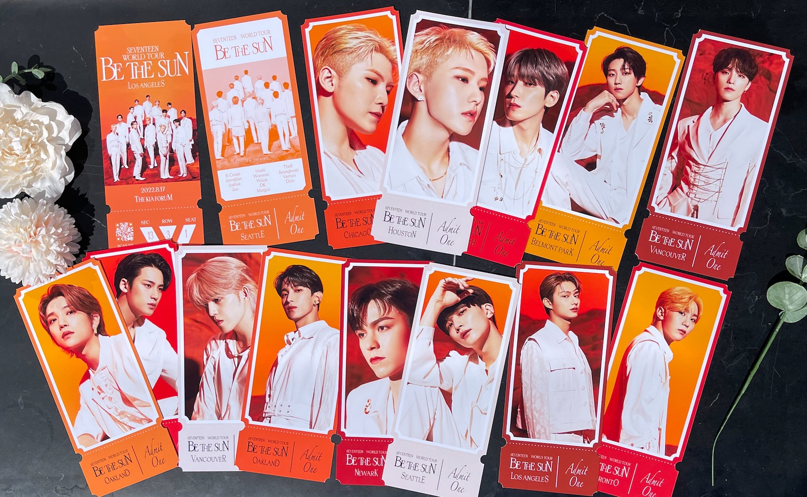 Seventeen World Tour Souvenir Digital Printable Tickets All - Etsy