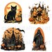 30 Vintage Halloween Clipart, 50s PNG Bundle, Witch Ghost Pumpkin Retro ...