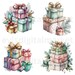 15 Watercolor Christmas Presents Clipart Christmas Clipart - Etsy