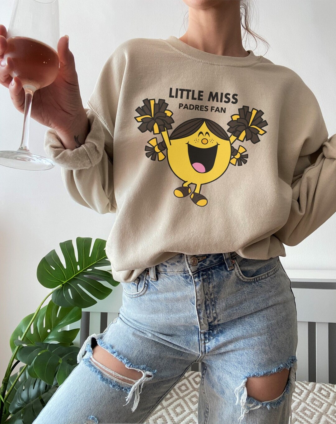 Little Miss Padre Fan Sweatshirt, SD Baseball Gift, Tailgate Clothes ...