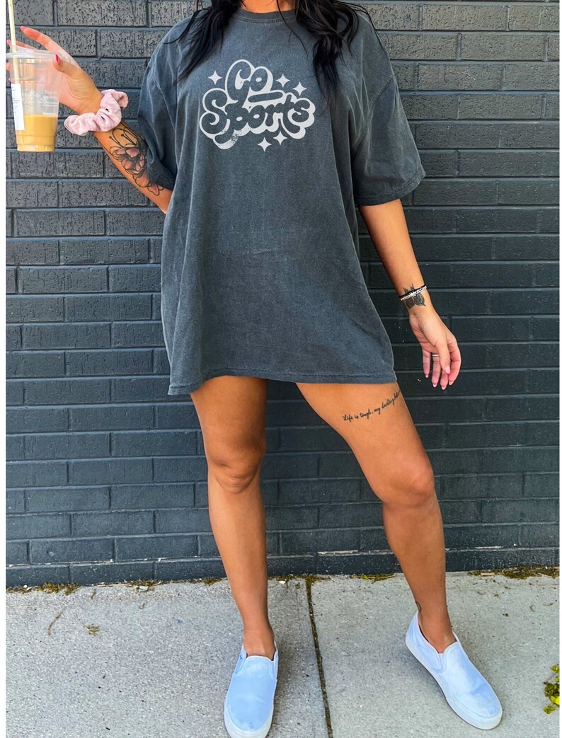 Retro Go Sports Shirt, Tailgate Clothes, College Tailgate Crewneck ...