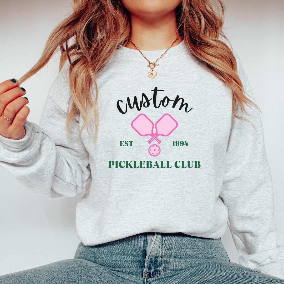 Custom Preppy Pickleball Sweatshirt, Custom Pickleball Gifts ...