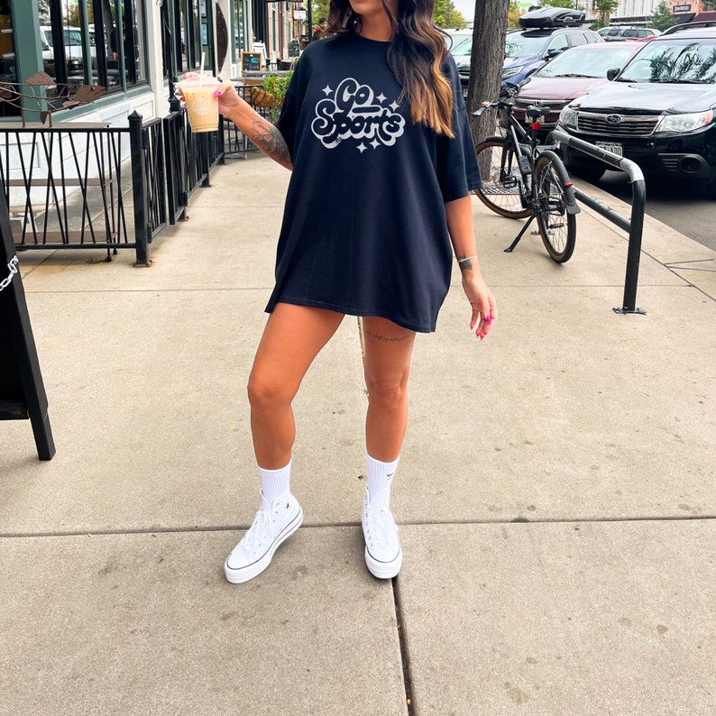 Retro Go Sports Shirt, Tailgate Clothes, College Tailgate Crewneck ...