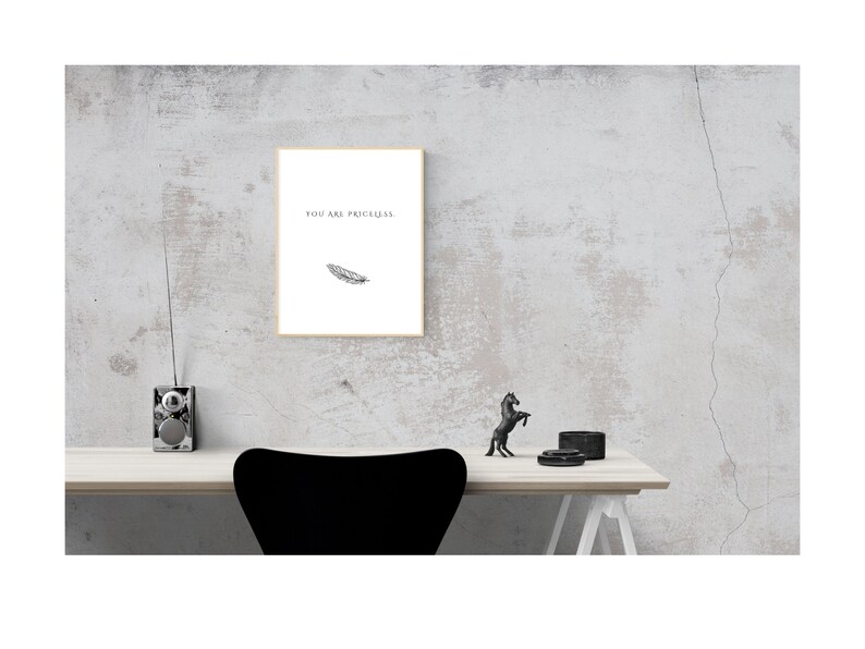 YOU ARE PRICELESS Poster - Etsy
