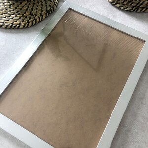 A3 Size Photo Frame in Silver With Acrylic Glass Front and Hanging ...