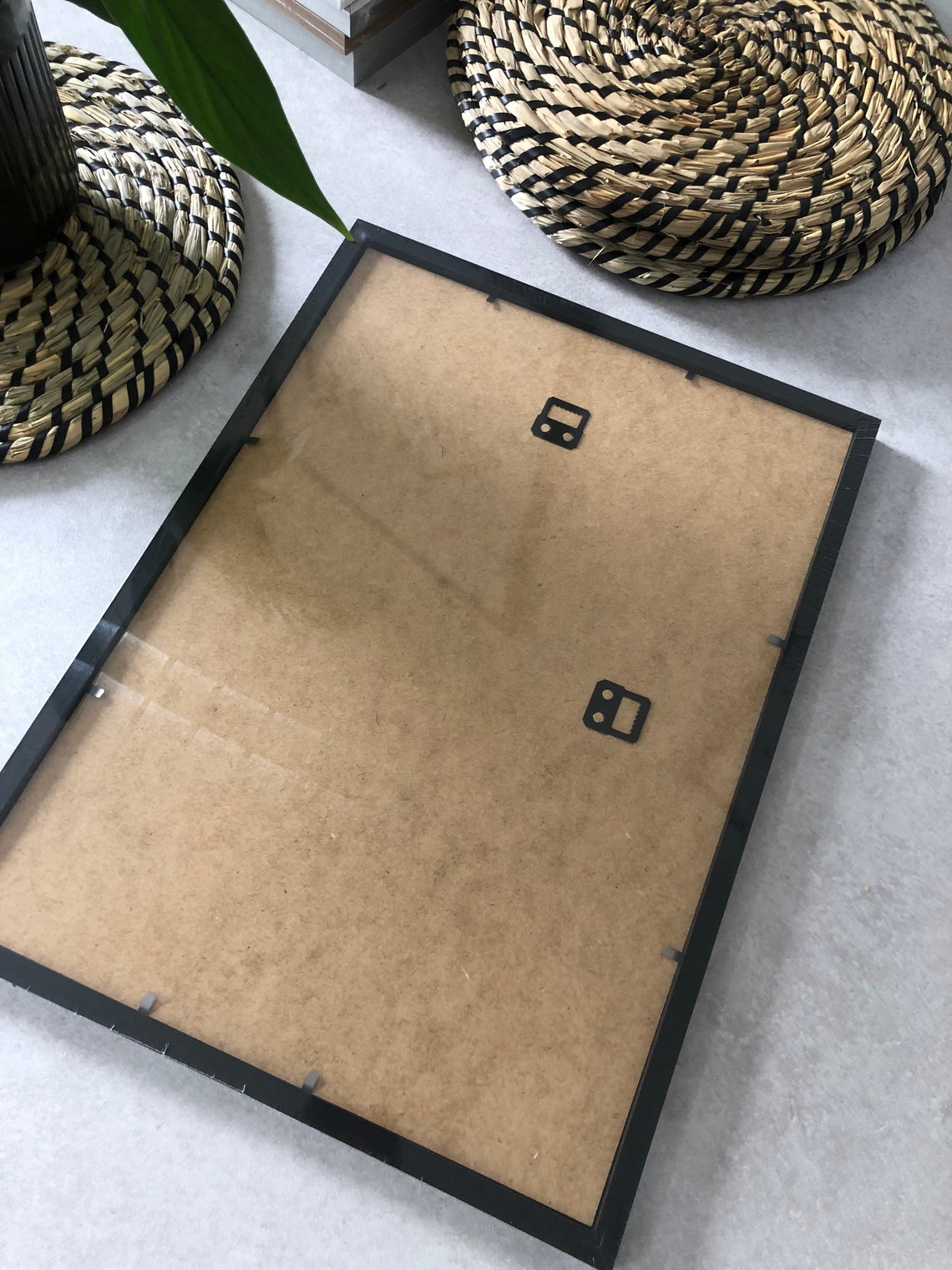 A3 Size Photo Frame in Black With Acrylic Glass Front and Hanging ...