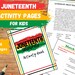 Juneteenth Coloring Book - Activity Pages for Kids INSTANT DOWNLOAD - Etsy
