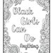 Black Girl Coloring Pages Empowerment Quotes - INSTANT DOWNLOAD! - Etsy
