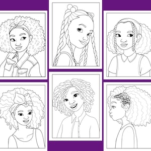 Black Girl Magic Coloring Pages for Kids - INSTANT DOWNLOAD! - Etsy