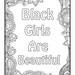 Black Girl Coloring Pages Empowerment Quotes - INSTANT DOWNLOAD! - Etsy