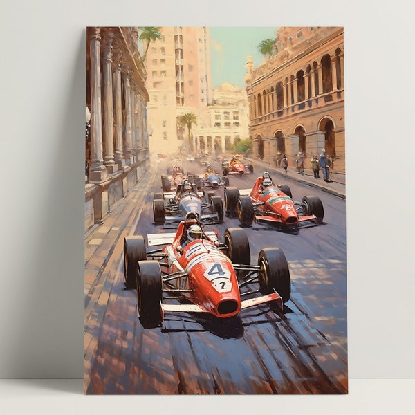 Vintage Racing Art - Etsy