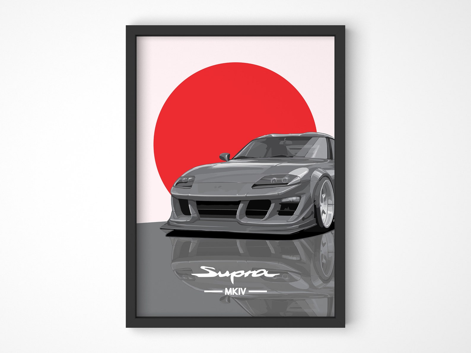 Supra Poster, Toyota Supra MK4 Poster, JDM Car Poster Digital Download ...