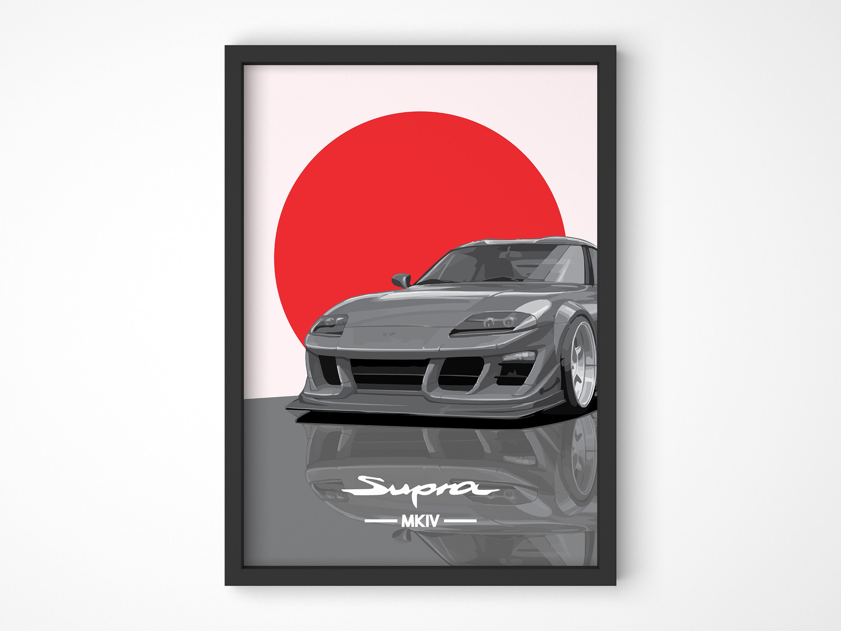 Supra Poster, Toyota Supra MK4 Poster, JDM Car Poster Digital Download ...