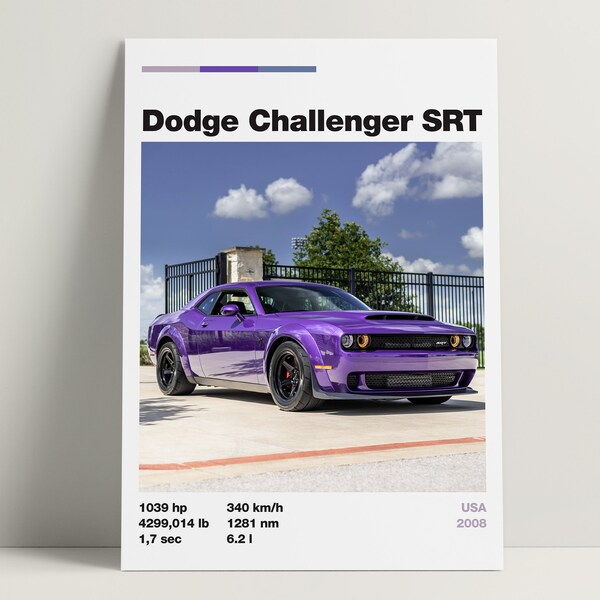 Muscle Car Posters - Etsy