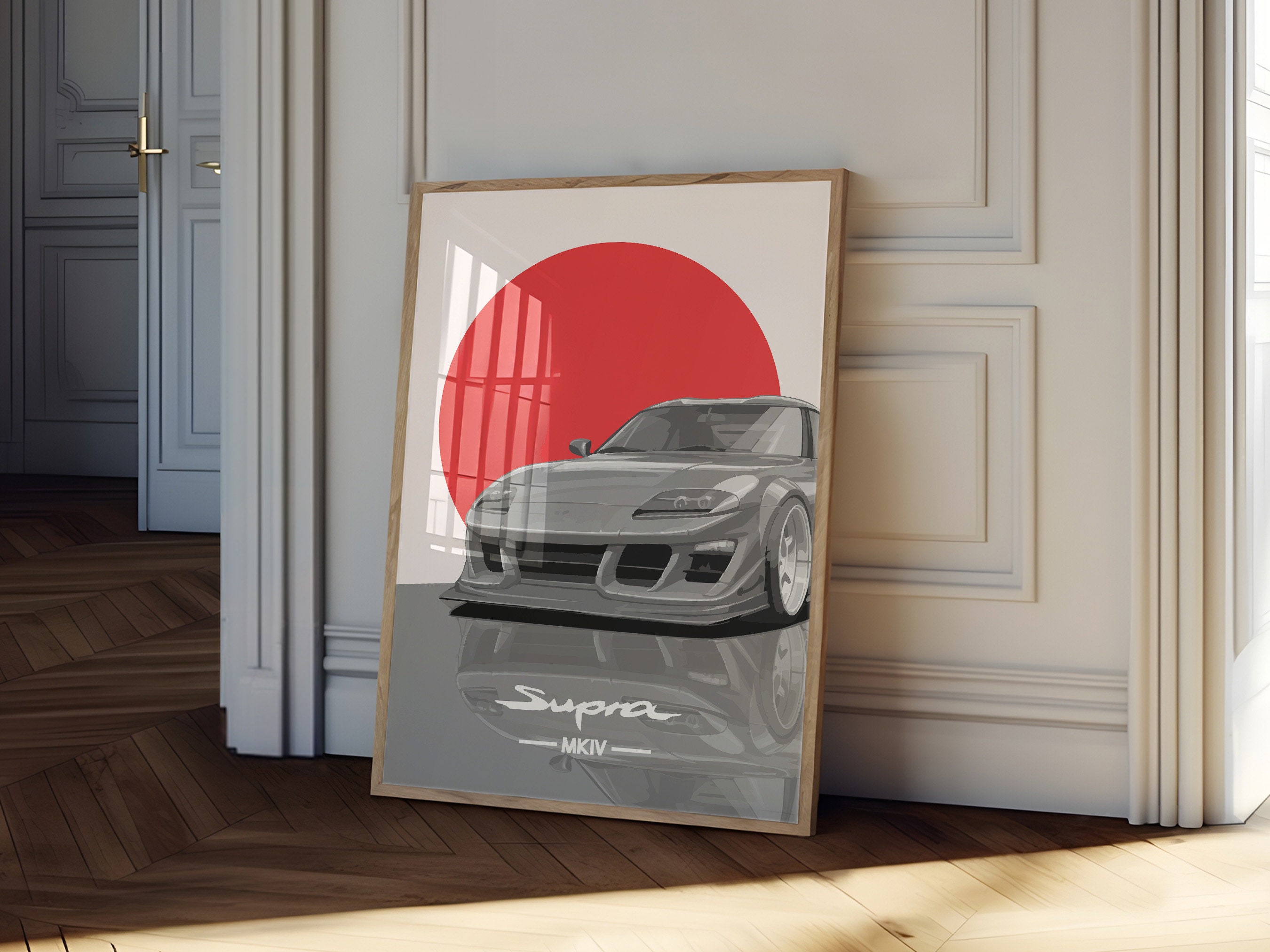 Supra Poster, Toyota Supra MK4 Poster, JDM Car Poster Digital Download ...