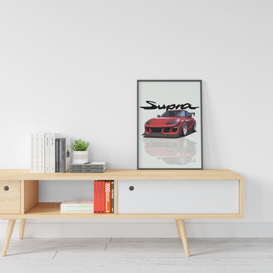 Toyota Supra Poster, Supra MK4 Wall Art, JDM Car Poster, Classic Car ...