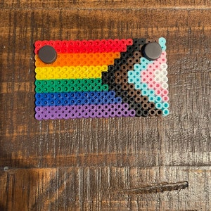 Progress Pride Flag Magnet, LGBTQIA Flag Rainbow Flag, LGBTQ Gift - Etsy