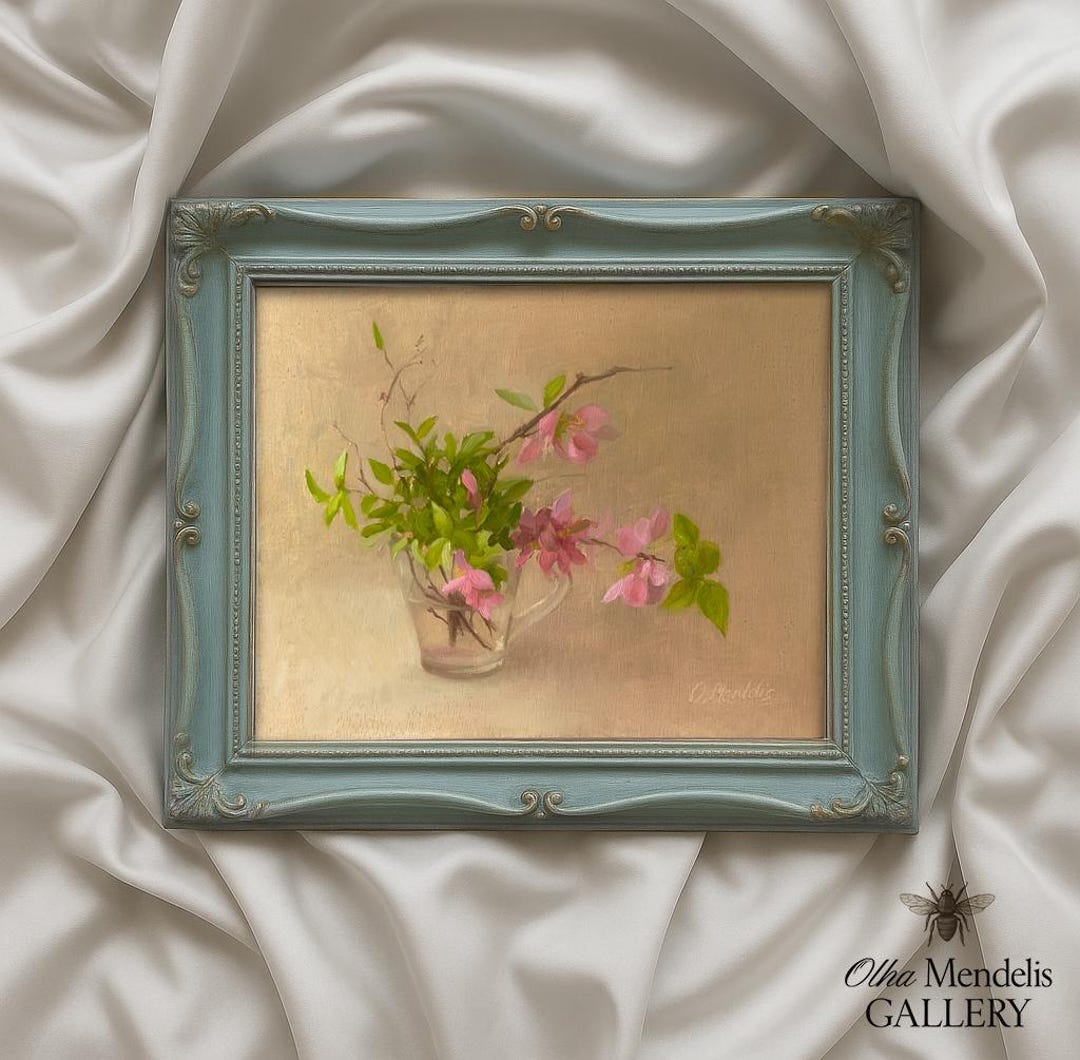 Original Floral Oil Painting | Provence Cottagecore Still Life Art - Etsy
